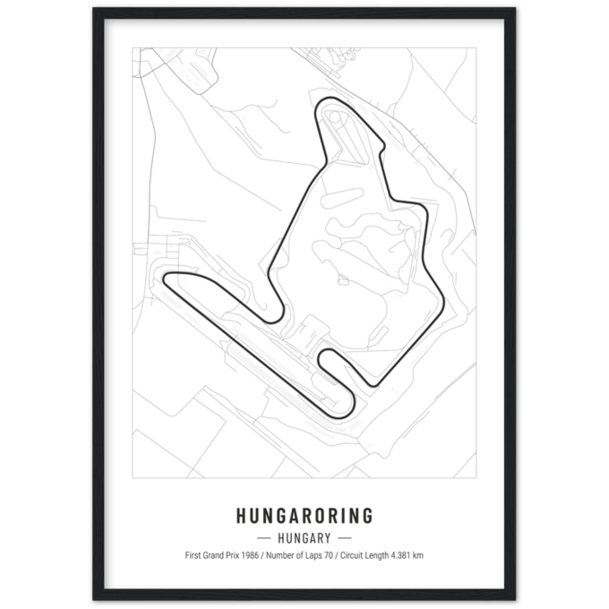 Hungaroring Grand Prix Poster - Hungarian Grand Prix