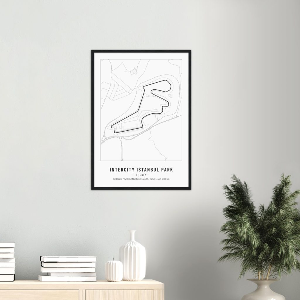 Intercity Istanbul Park Circuit Poster - Turkish Grand Prix