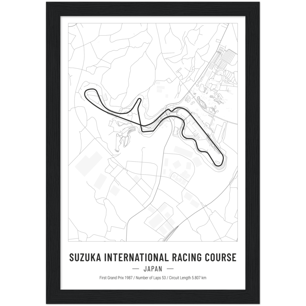 Suzuka International Racing Course Poster - Japanese Grand Prix