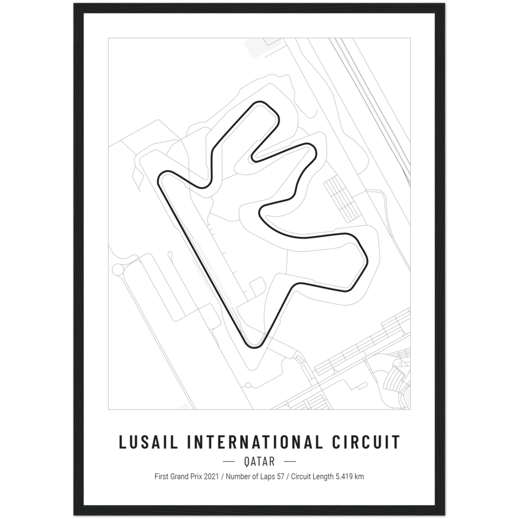 Lusail International Circuit Poster - Qatar Grand Prix